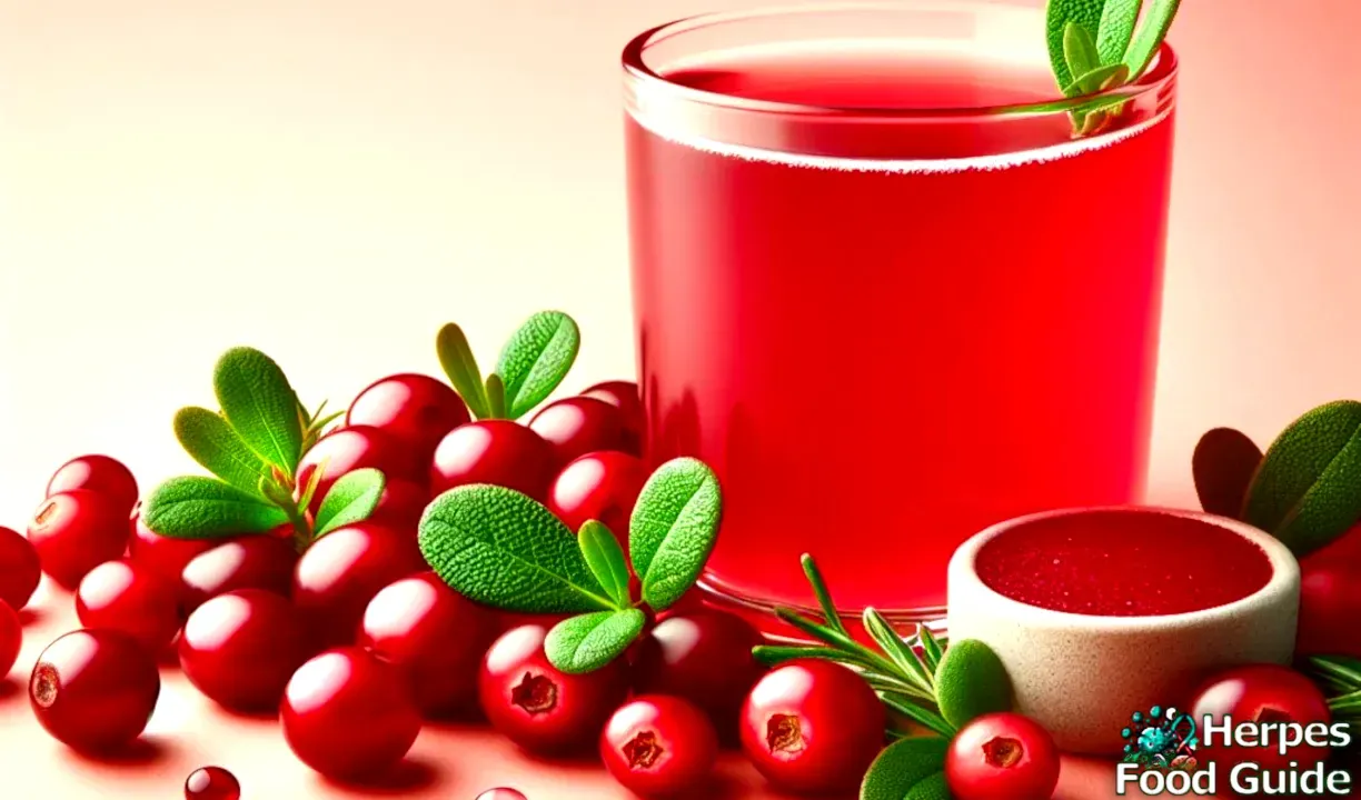 Cranberries - Lysine and Arginine Nutrient Content, Herpes Information
