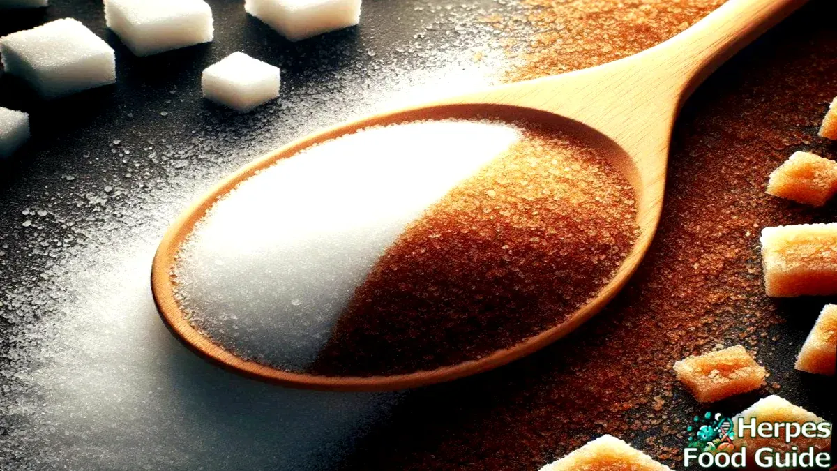 Sugar - Lysine and Arginine Nutrient Content, Herpes Information